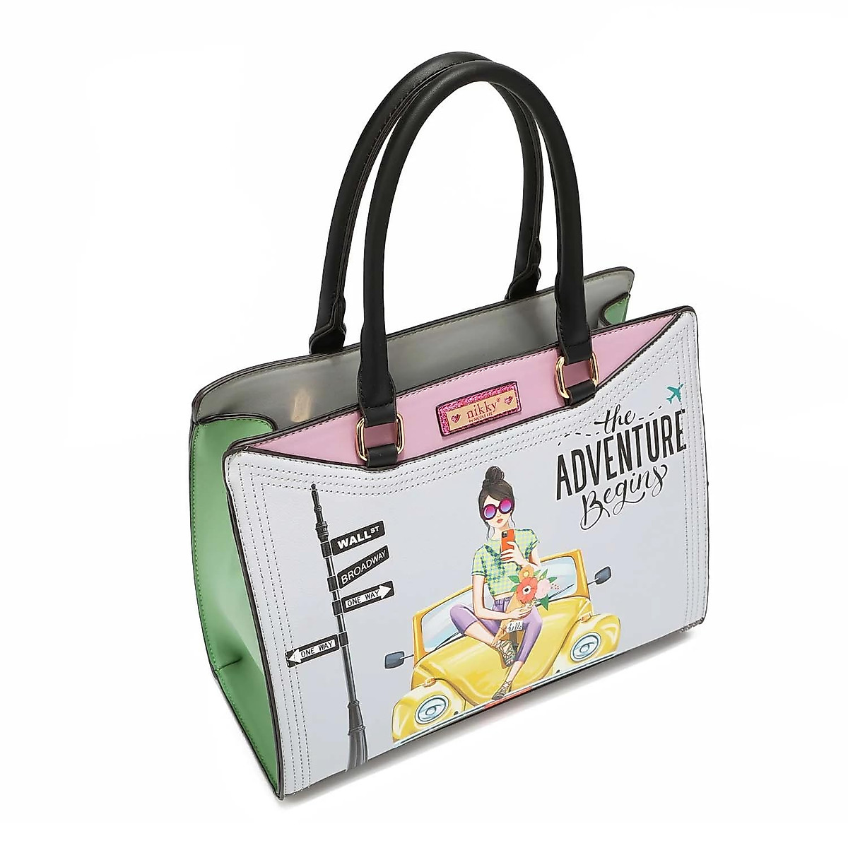 FUN BEGINS 3 PIECE SET (HANDBAG, CROSSBODY, WALLET)