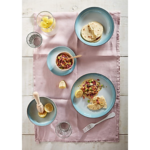 Denby 123049944 Azure Haze 4 Piece Pasta Bowl Set