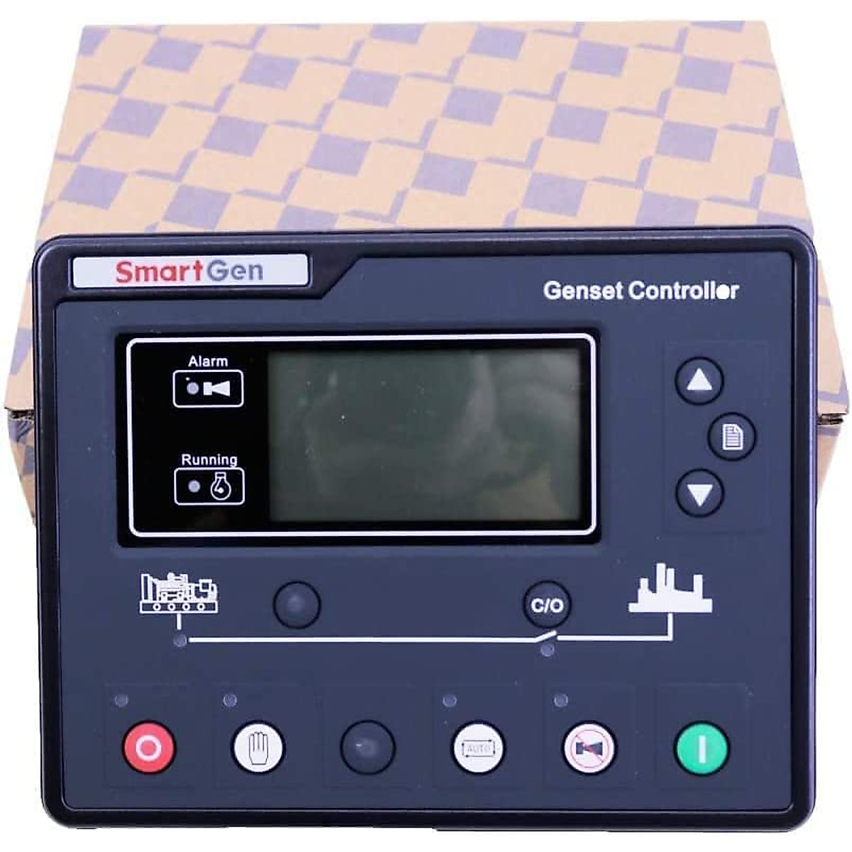 YFYIQI Generator Set Controller Automatic Start/Stop Genset Controller Auto Start Module with Waterproof Security Level IP55 Short Message Service Function Schedule Control