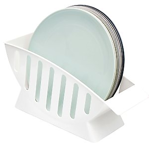 Youngever 10 Inch Dinner Plates Holder, Dish Drainer, Salad Plate Holder, Dessert Plate Holder, Dinner Plates Rack, Plastic Plates Holder