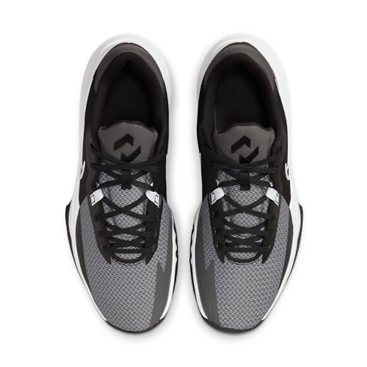 Nike Precision 6 Black Basketball Shoes (DD9535-003) for Men, Black/Iron Grey/White/White, 9 UK (9.5 US)