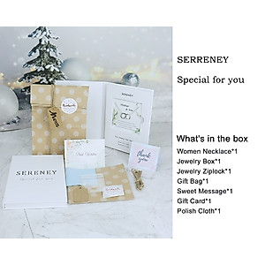 Sereney Mother Son Necklace 925 Sterling Silver as Gifts from Son, Mom Necklace as Mom Birthday Gifts, Mother and Son Necklace as Gifts for Mom, Mom Son Jewelry Gifts