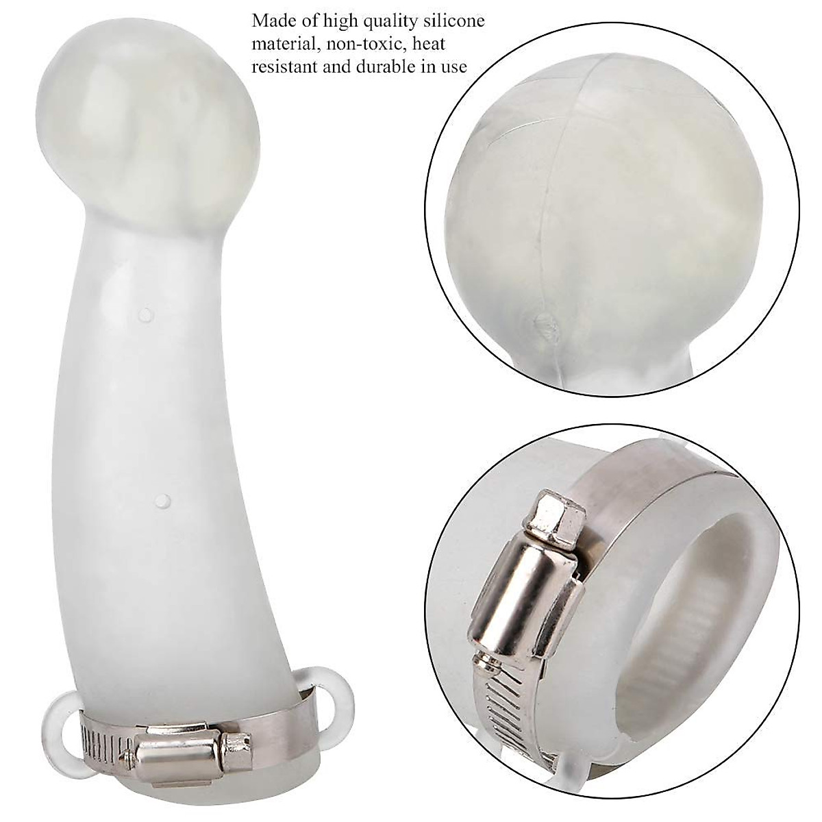 Mumusuki Round Cornered Silicone Calf Cattle Bull Cow Horn Anti Fight Protector Farm Accessory