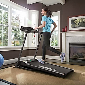 HYPATA Treadmill 300 lb Capacity,Max 2.5 HP Folding Treadmills for Running and Walking Jogging Exercise with 12 Preset Programs, 300 LBS Weight Capacity, Easy Assembly for Home Use