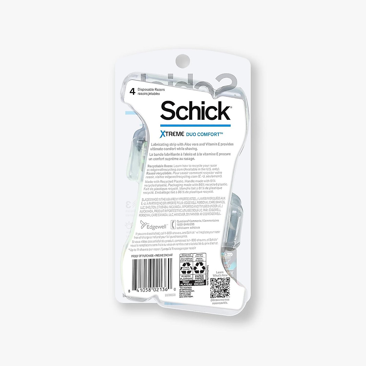 Schick Xtreme 3 Eco Men's Disposable Razor - 4 ct - 2 pk