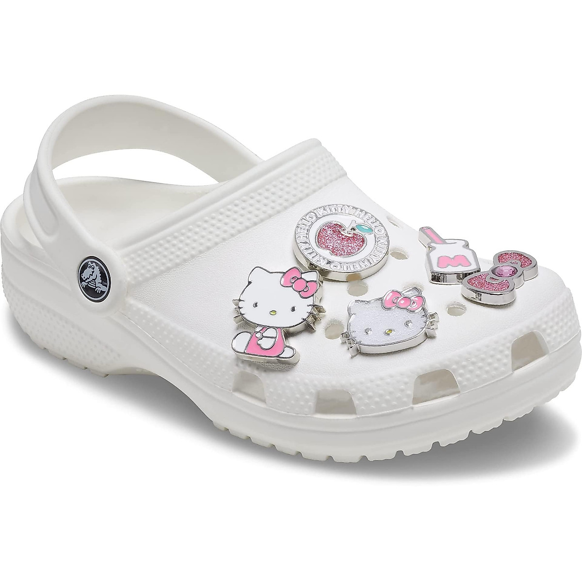 Crocs Jibbitz 5-Pack Hello Kitty and Friends Sparkly Shoe Charms, Jibbitz Shoe Charms, Sanrio Crocs Charms