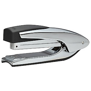 Bostitch Office Premium Executive Metal Desktop Stapler, Stand-Up Design, 20 Sheet Capacity, Staple Supply Indicator, Chrome