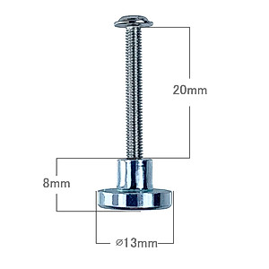 M3 Magnetic Screw Set, Suitable for Fixing 25mm Thickness Cooling Fan on The Surface of Various Electronic Products (10 Pack)