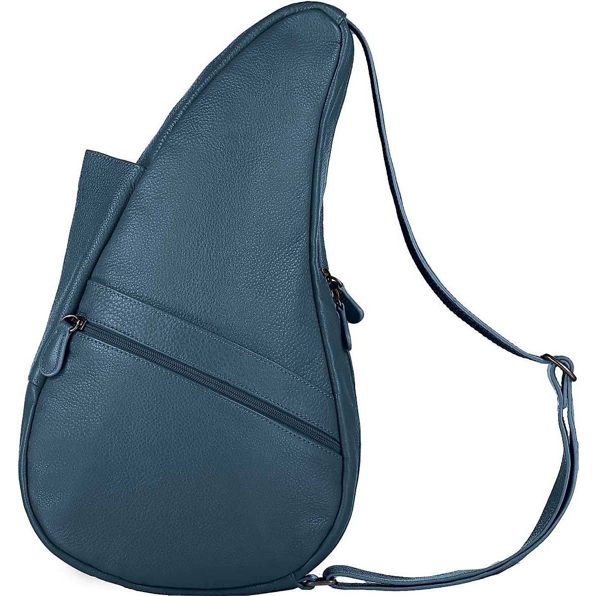 AmeriBag Small Classic Leather Healthy Back Bag Small (Lake Blue)