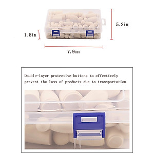 GACYSMD Wooden Peg Dolls Set 55pcs of Natural Unfinished Peg People Family, Unpainted Wooden Peg Dolls Unfinished Figures Mini peg People Wooden for Arts and Crafts