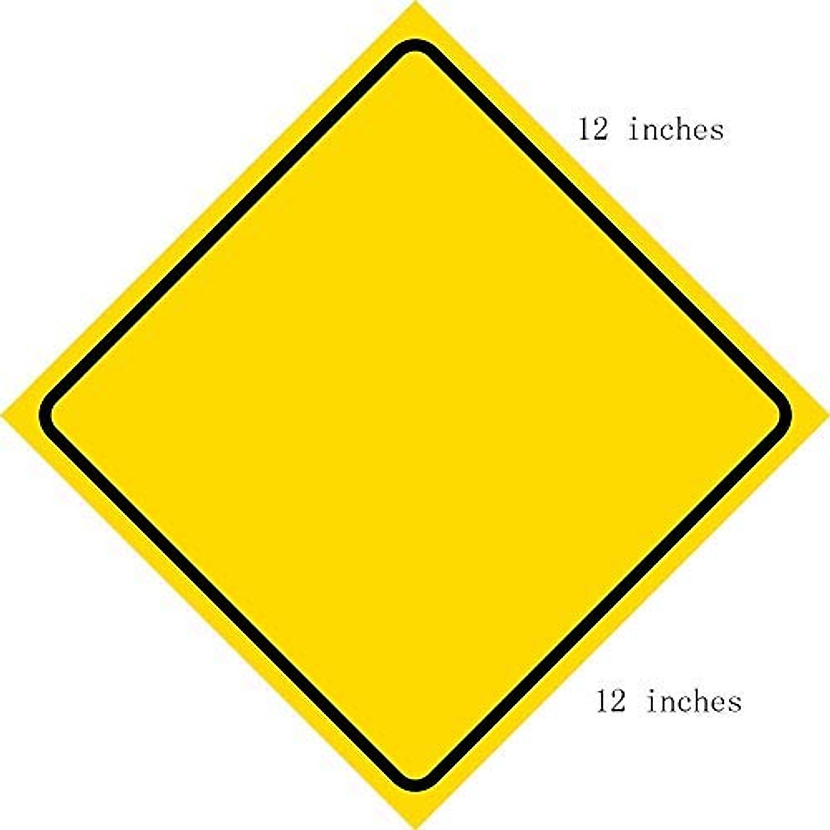 TNND No Exit Traffic Plaques and Signs Outdoor Aluminum Metal Sign 12X12 Inches