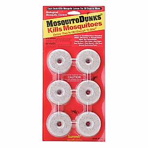 Cutter Backyard Bug Control Outdoor Fogger (2 Pack) and Summit...Responsible Solutions 110-12 Mosquito Dunks for Fish, 6-Pack