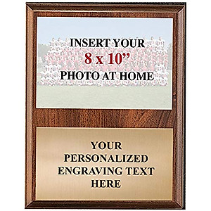 12 x 15 Vertical Photo Plaque - Custom Team Picture Plaque Awards