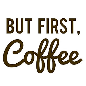 CafePress But First Coffee Travel Mug 20 oz. Insulated Stainless Steel Coffee Tumbler