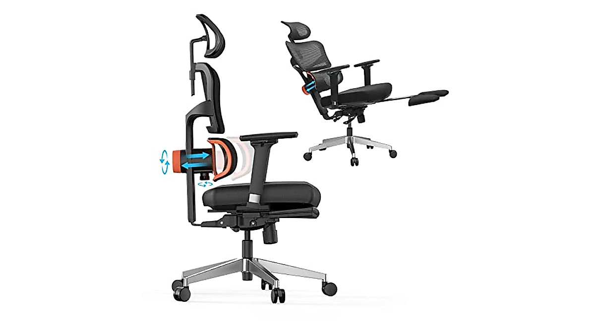 Newtral First Ergonomic Chair with Adaptive Lumbar Support | Office & Home