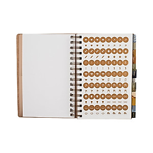 Fringe Studio 17 Month Planner (Aug 2023- Dec. 2024), BUMBLE BEE", Paper Cover, 5.75" x 8.25", Includes Stickers & Interior Pocket, 236 pages, Juliana Tipton Collection (113109)