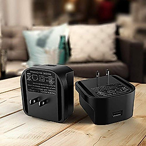 Taken 16.5ft Charging Cable, Quick Charge Power Adapter, Waterproof Outdoor/Indoor Charging Adapter & Power Extension Cord for Arlo Pro & Pro 2, Arlo Go, Other Smart Security Home Camera, 1 Set, Black