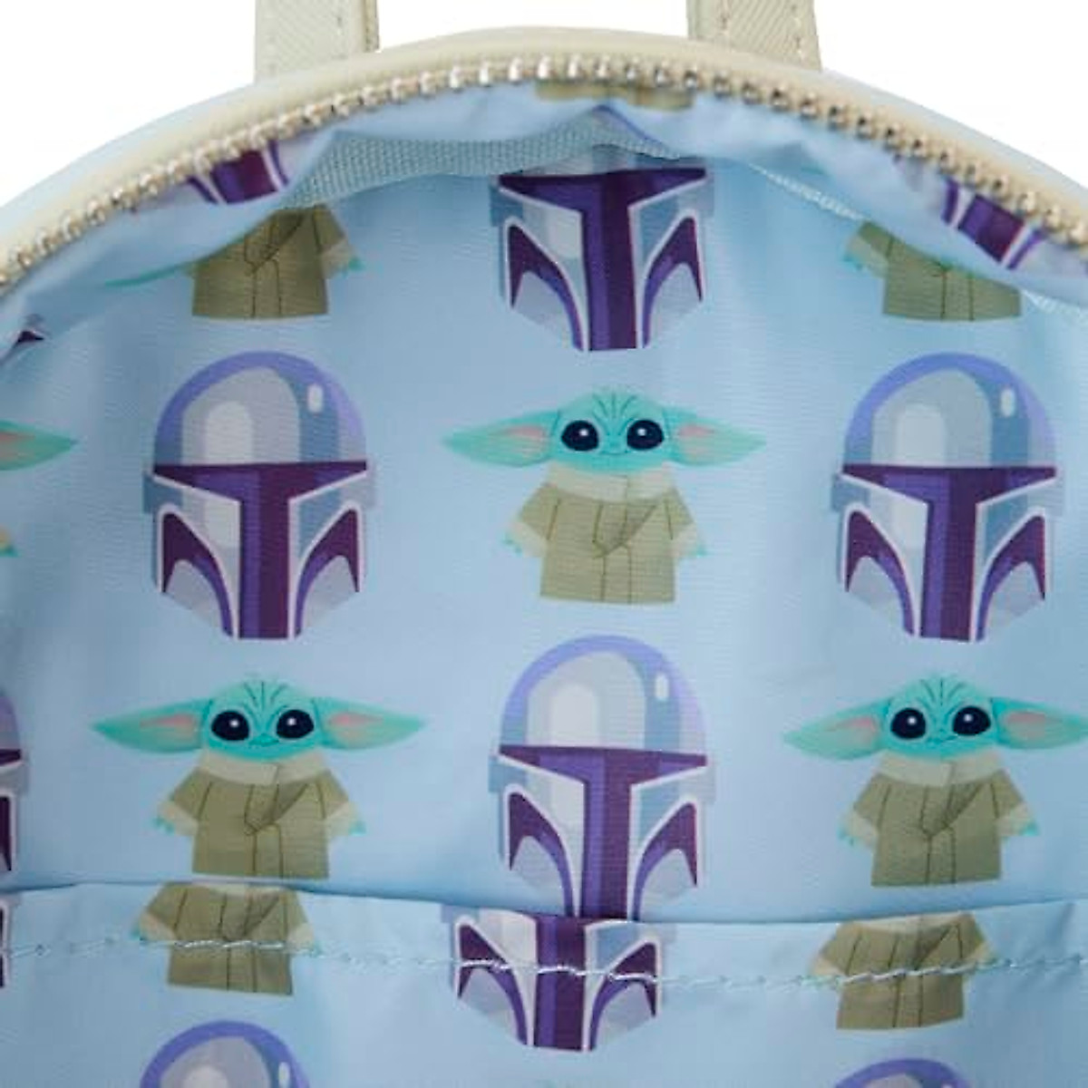 Loungefly The Mandalorian Grogu Stone Glow in the Dark Mini-Backpack, Amazon Exclusive