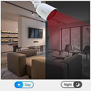 Lifoarey 5MP Outdoor CCTV Camera, Wired Security Camera, 4 in 1 TVI/CVI/AHD/CVBS, Full Time 24/7 Recording Surveillance, Compatible with 5MP DVR, Metal Housing, 100ft Black & White Night Vision, White