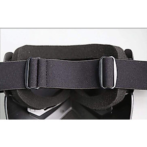 Retro Vintage Glasses Cross Country Motorcycle Goggles Skiing Goggles Outdoor Riding Cycling mask Goggles (Black Frame Colourful)