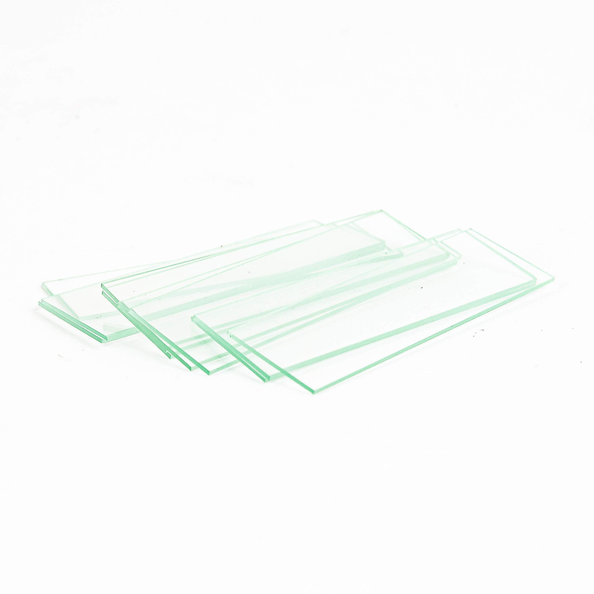 AmScope 72 Pre-Cleaned Blank Microscope Slides and 100 22x22mm Square Cover Glass