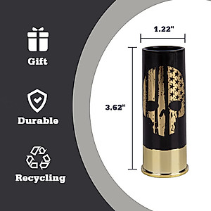 BeBesta 12 GA Shot Glasses Set,Great Drinking Glass Set (black)