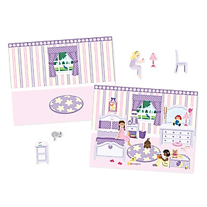 Melissa & Doug Reusable Sticker Pads Set: Fairies, Princess Castle, Play House, Dress-Up - 680+ Stickers