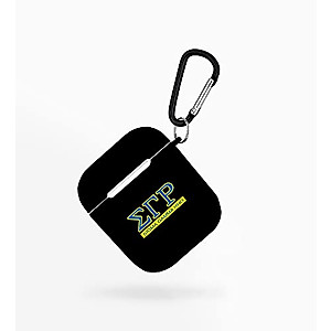 KGEVOCL AirPods Case Soft Silicone Protective AirPod 21 Case with Keychain for Girls Women Men（Black）