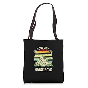 Support Wildlife Raise Boys Scout Camping Tote Bag