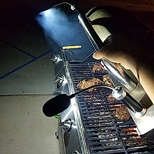 BRIGHT EYES - Magnetic Barbecue BBQ Light Set for Grilling - 6 Alkaline AAA Batteries Included - Works on All Grills with an Exception to Stainless Steel.