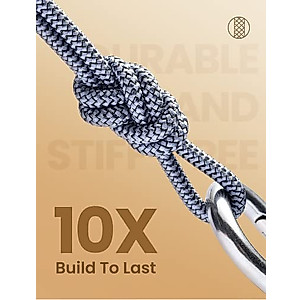 USB Type C Cable AINOPE [2-Pack, 6.6ft]3.1A USB Fast Charge Cable Right Angle，Durable Nylon Braided USB C Charging Cable Compatible with Galaxy S10 S9 S8 Plus S21, Note 10 9 8, LG V20, Type C Charger