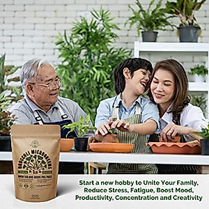 Broccoli Sprouting & Microgreens Seeds - Non-GMO, Heirloom Sprout Seeds Kit in Bulk 1lb Resealable Bag for Planting & Growing Microgreens in Soil, Coconut Coir, Garden, Aerogarden & Hydroponic System.