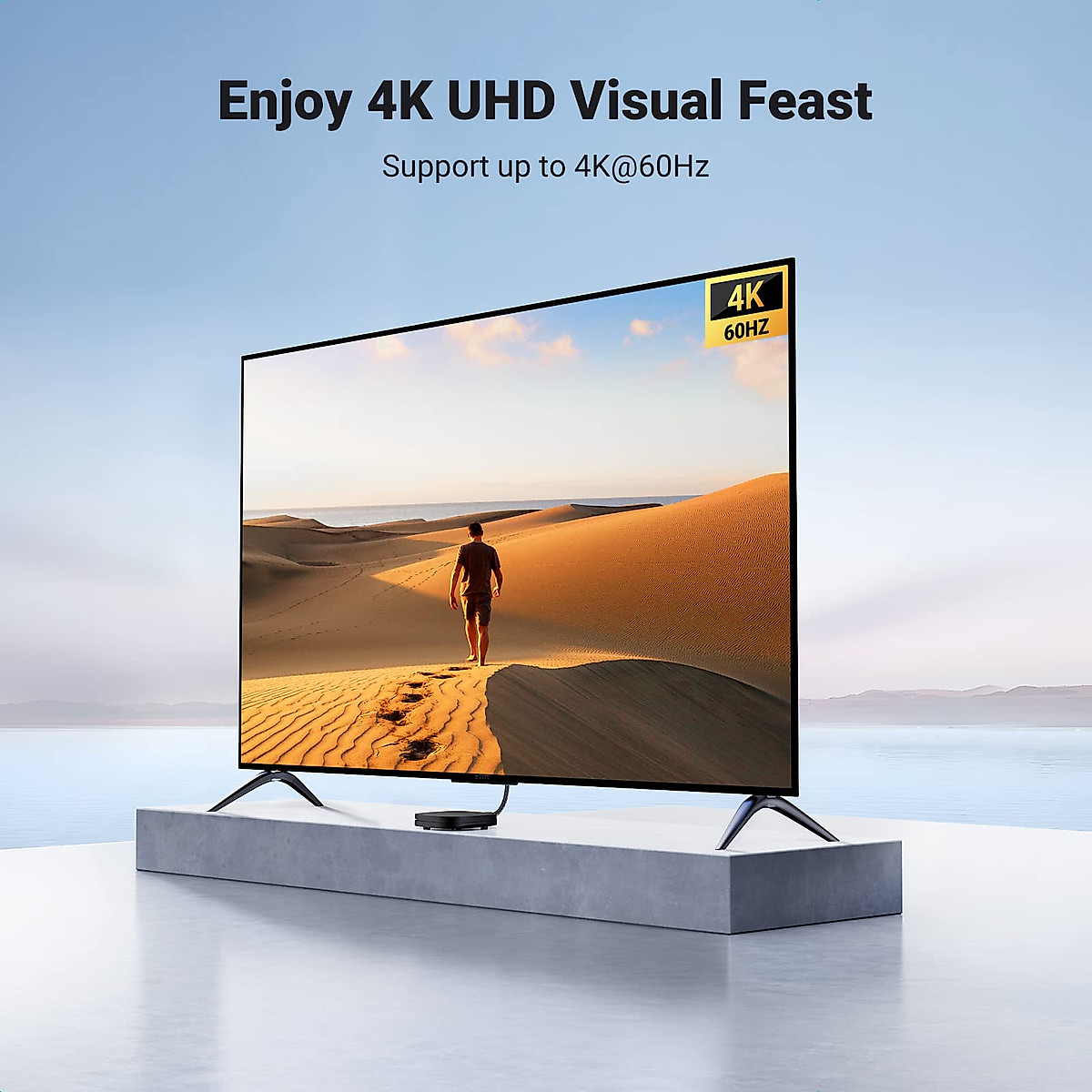 UGREEN 2 Pack HDMI Adapter Right Angle 90 Degree Gold Plated HDMI Male to Female Connector Supports 3D 4K HDMI Extender for TV Stick Roku Stick Chromecast Xbox PS4 PS3 Nintendo Switch