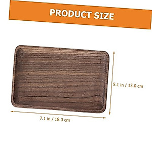 Cabilock Bathroom Tray Tray Breakfast Trays for Bed Wood Serving Board Bandejas para Comida Bamboo Soap Dish Breakfast-in-Bed Tray Deserts Serving Tray Wooden Trays for Food Clinker