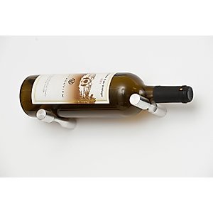 VintageView Vino Pins Magnum Wine Bottle Kits for Wood/Stud Mounting (Milled Aluminum, 1 Bottle)