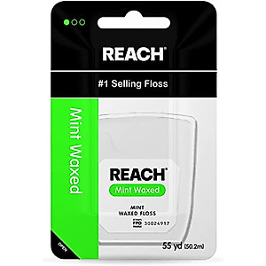 Reach Mint Waxed Dental Floss 55 Yd (Pack of 5)