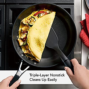 KitchenAid Hard Anodized Nonstick Cookware/Pots and Pans Set, 10 Piece, Matte Black