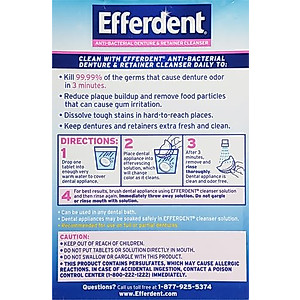 Efferdent Denture Cleanser Tablets, Complete Clean, 102 Tablets