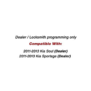 KeylessOption Keyless Entry Car Remote Flip Ignition Key Fob for 2011-2013 Kia Soul 2012-2013 Kia Sportage