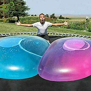2 pcs Bubble Ball 19.7 inch Jelly Bubble Balloon Inflatable Funny Toy Ball Inflatable Ball Beach Garden Ball for Outdoor Indoor Play