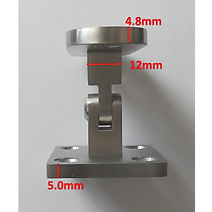 Stainless Steel Handrail Bracket - Adjustable