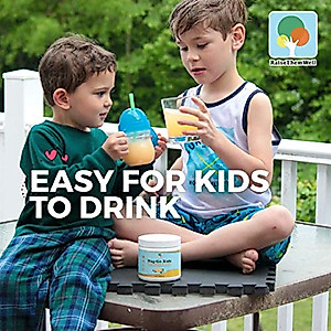 Raise Them Well Mag-Go Kids Magnesium Powder | Constipation Relief (Orange Burst) | 90 Servings per Tub