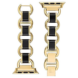 Anne Klein Fashion Chain Bracelet for Apple Watch, Secure, Adjustable, Apple Watch Replacement Band, Fits Most Wrists