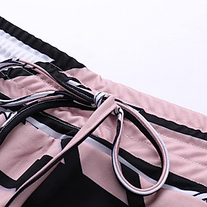 Aniywn Women's Casual 2 Pieces Outfits Solid Long Sleeve Crop Top Printing Bodycon Midi Skirt Dress Tracksuits Set