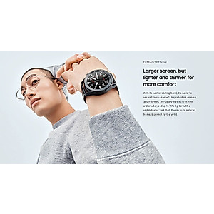 Samsung Galaxy Watch3 2020 Smartwatch (Bluetooth + Wi-Fi + GPS) International Model (Silver, 41mm)