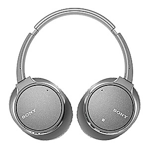 Sony WH-CH700N Wireless Noise Cancelling Over-The-Ear Headphones. Gray