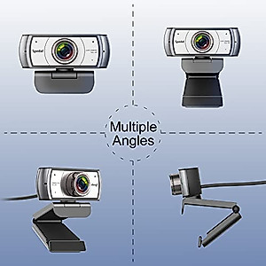 Spedal Wide Angle Webcam, 120 Degree View Video Conference Distance Learning Remote Teaching Camera, Full HD 1080P Live Streaming Webcam with Microphone for Mac, PC, Laptop, Desktop