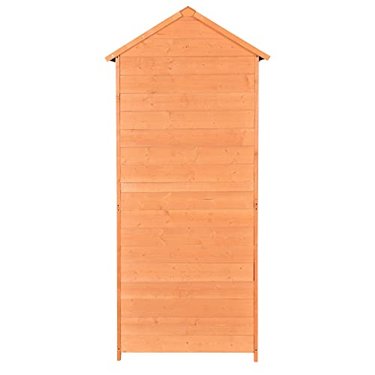 Lifeand 6.2ft×2.6ft Outdoor Storage Shed,Wooden Garden Storage Cabinet,Waterproof Tool Organizer with Lockable Doors for Garden, Backyard, Patio, Lawn, Meadow, Farmland