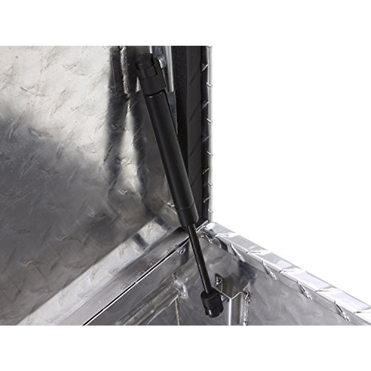 Lund 9436WB 36-Inch Aluminum Wide Flush Mount Single Lid Truck Tool Box, Diamond Plated, Silver