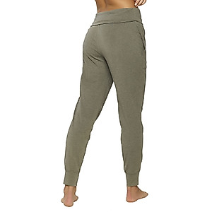 Felina | Organic Cotton Stretch Fold-Waist Joggers (Slate, Small)
